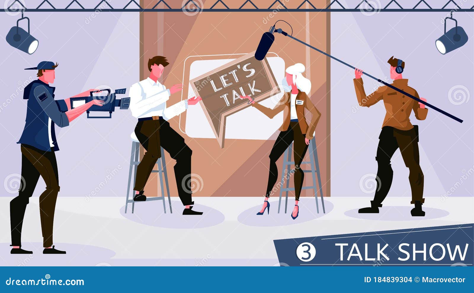 Television Talk Show Page Template. Famous Actor, Successful ...