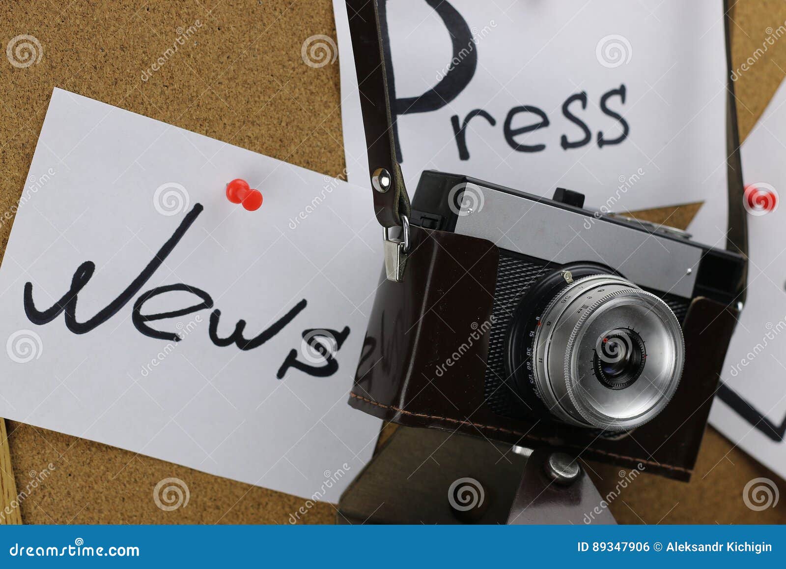 News camera journalism stock photo. Image of letter, press - 89347906
