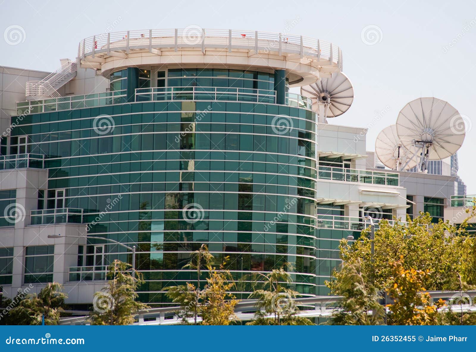 News channel building stock image. Image of architecture - 26352455