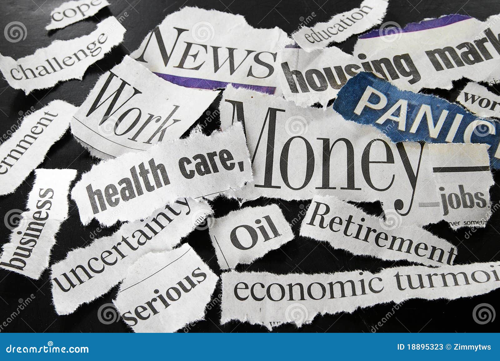 News clips stock image. Image of challenge, foreclosure - 18895323