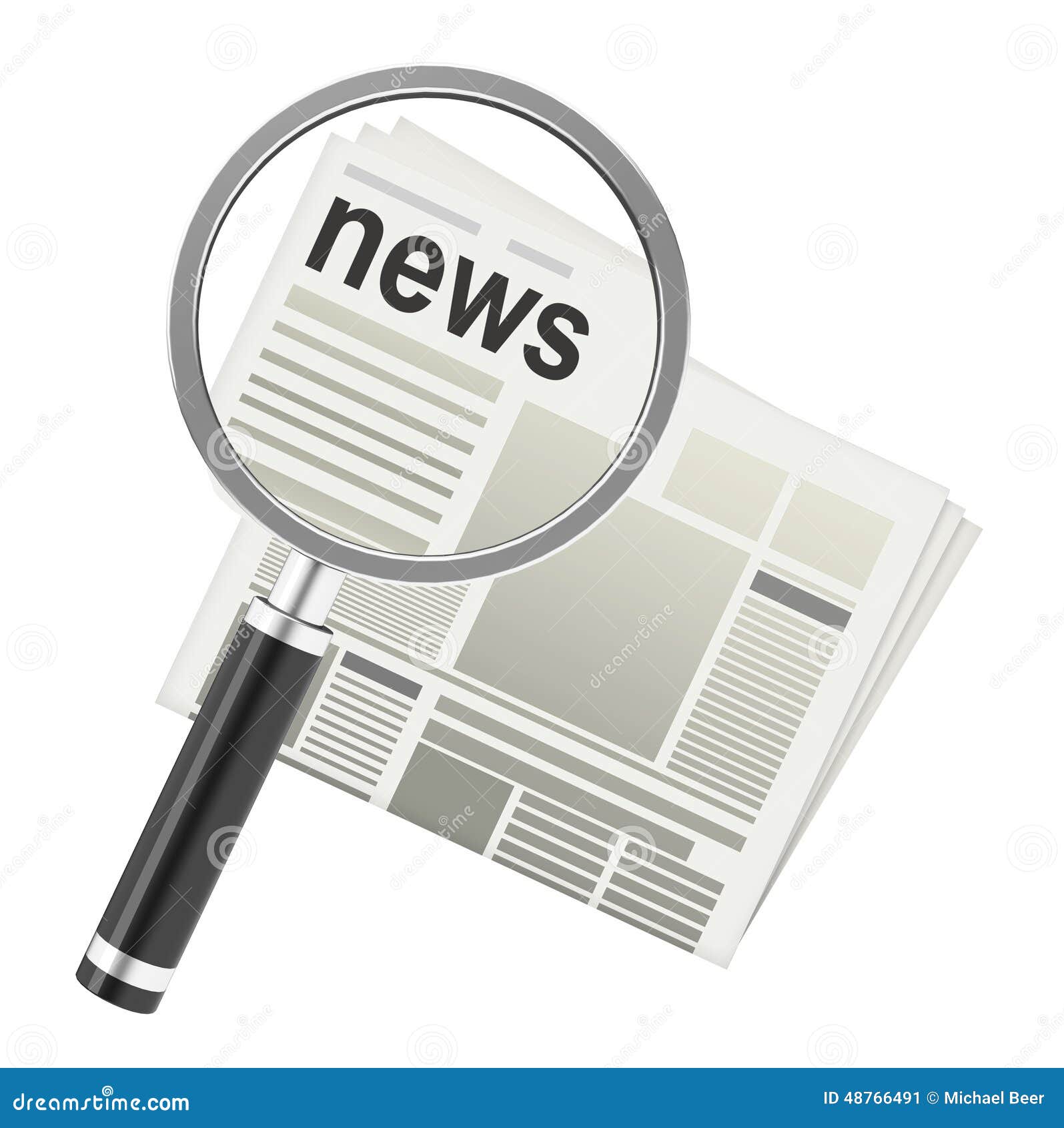 News stock illustration. Illustration of publication - 48766491