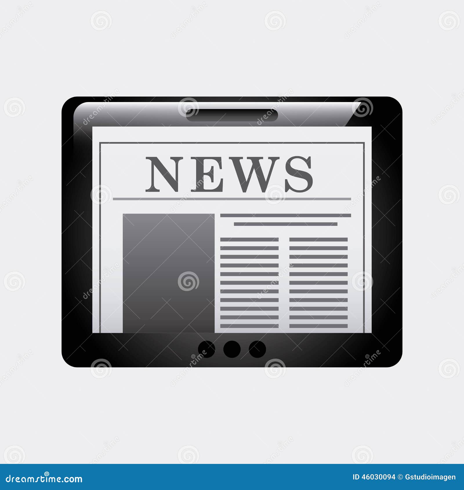 News design stock vector. Illustration of extra, reportage - 46030094