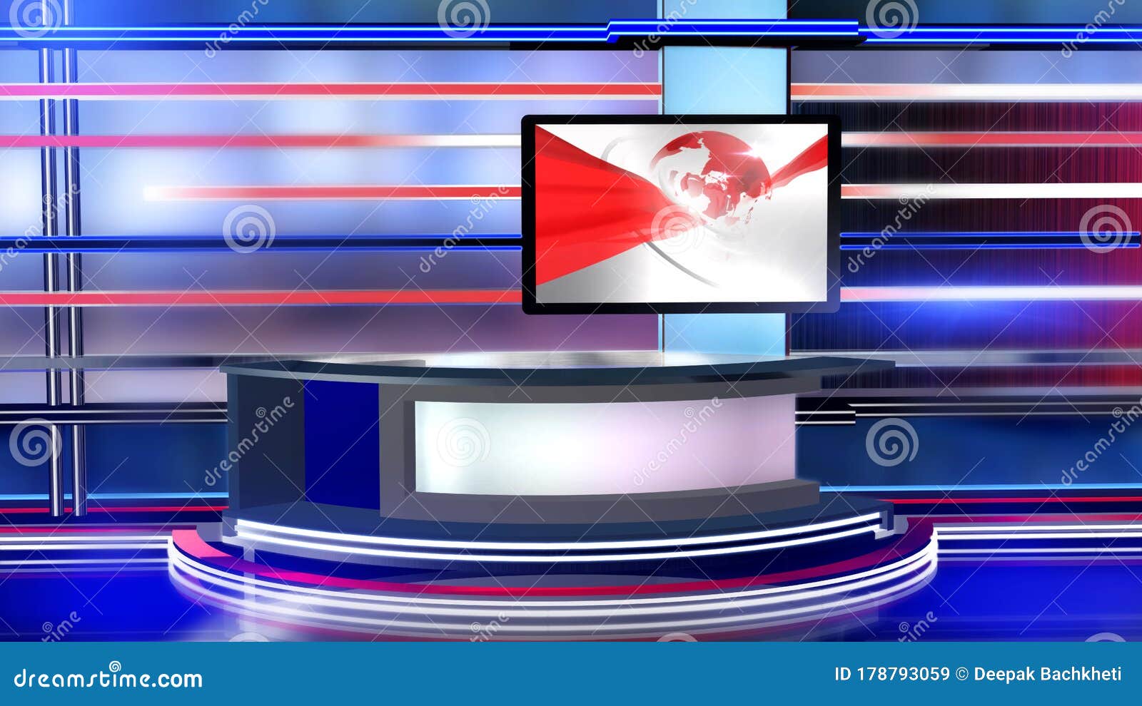 News Digital Background for Presentation Stock Illustration ...