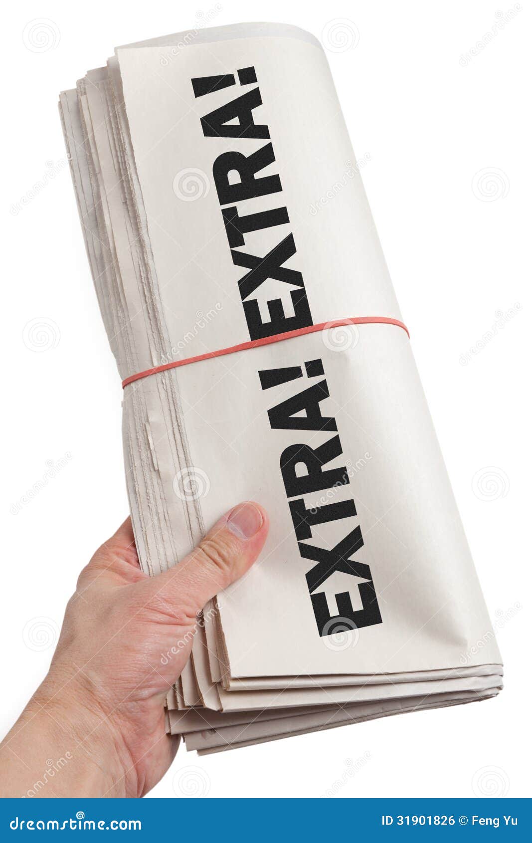 News Extra stock photo. Image of breaking, news, white - 31901826