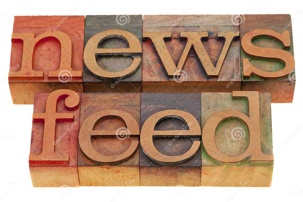 News feed stock photo. Image of word, publishing, white - 16974198