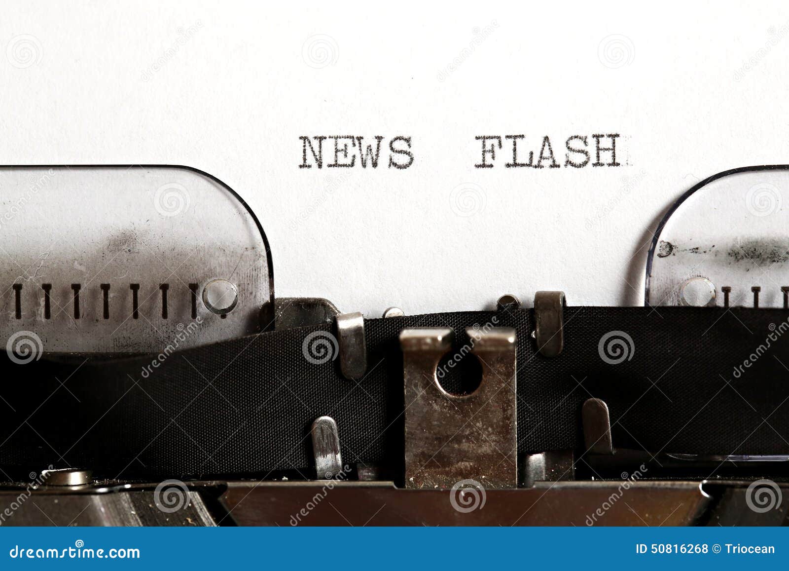 News flash stock photo. Image of ideas, paper, 1970s - 50816268