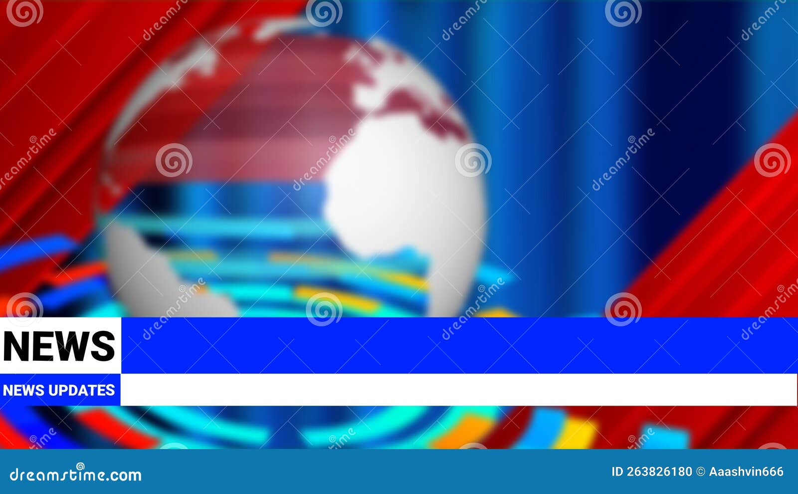 News Illustration Image and Breaking News Lines Stock Photo - Image of ...