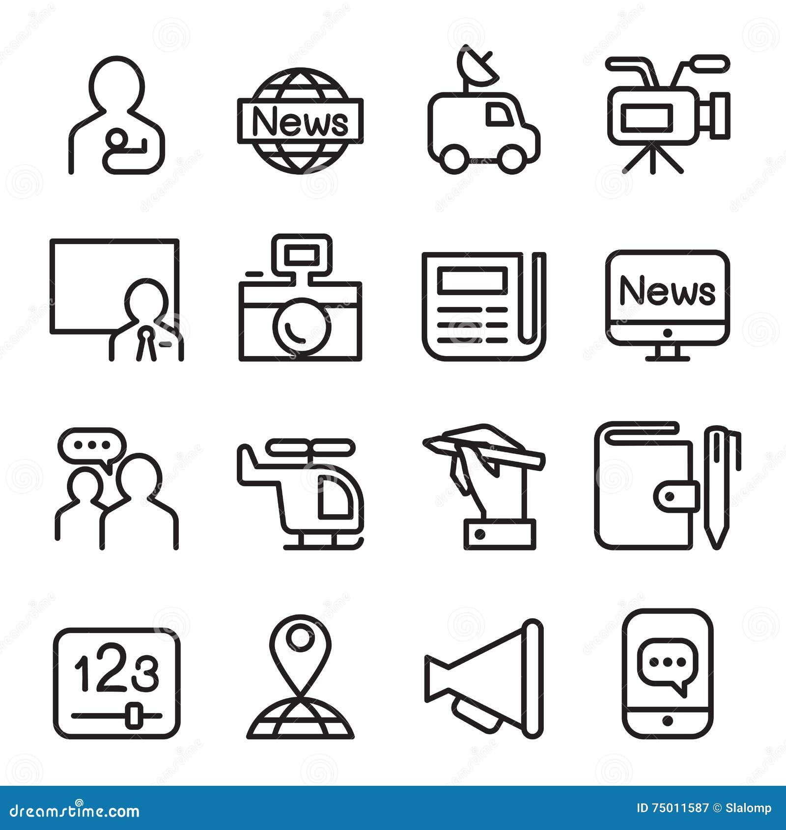 Mass Line Icons Collection. Density, Weight, Volume, Matter, Balance ...