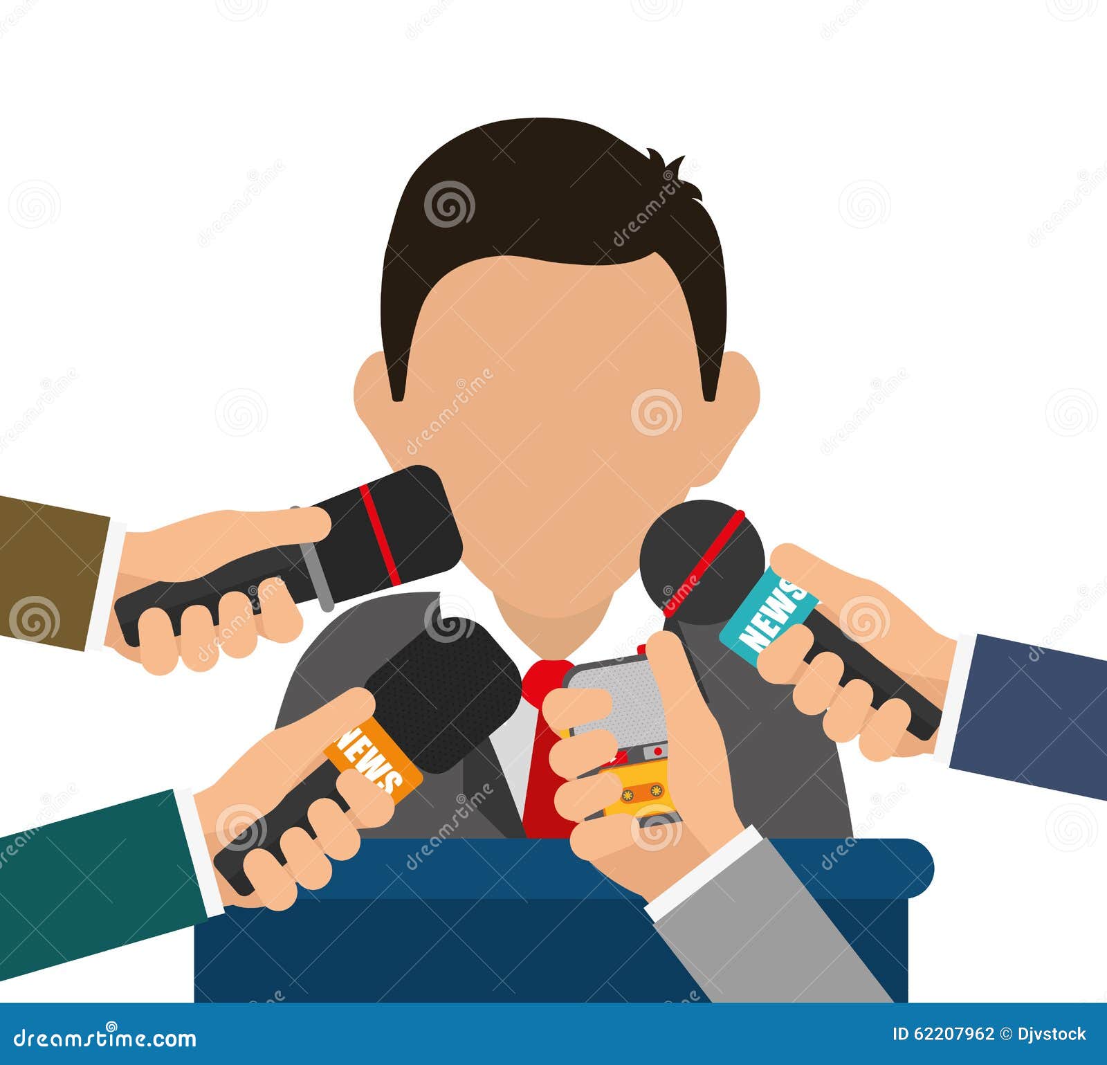 News Media and Broadcasting Stock Vector - Illustration of radio ...
