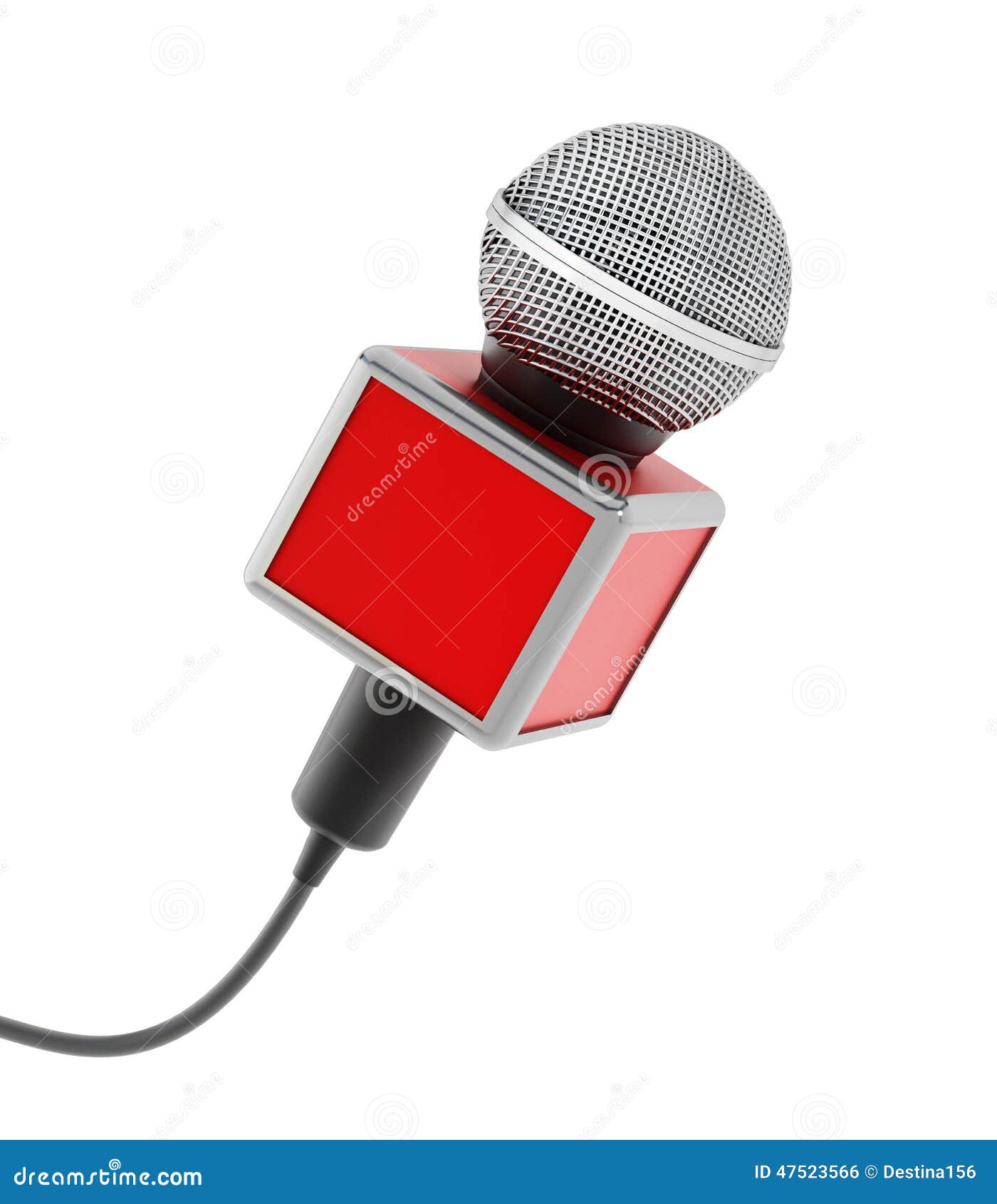 News microphone stock illustration. Illustration of equipment - 47523566