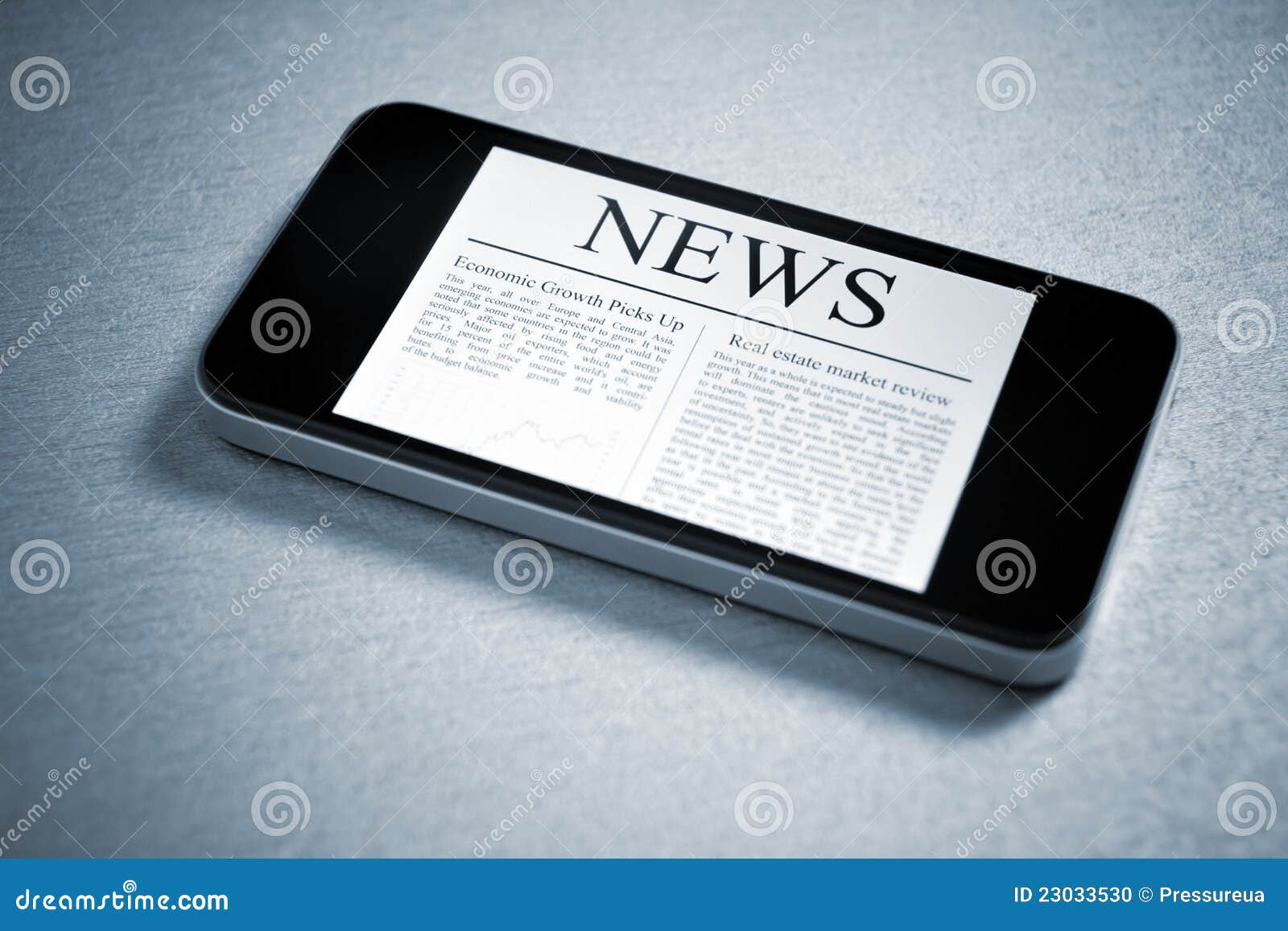 News on Mobile Smartphone stock photo. Image of display - 23033530