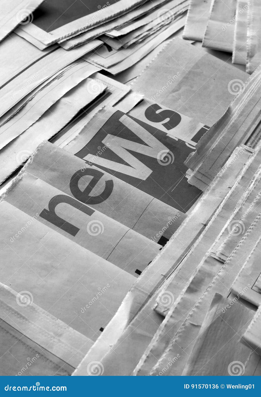 News on newspaper stock photo. Image of headline, article - 91570136
