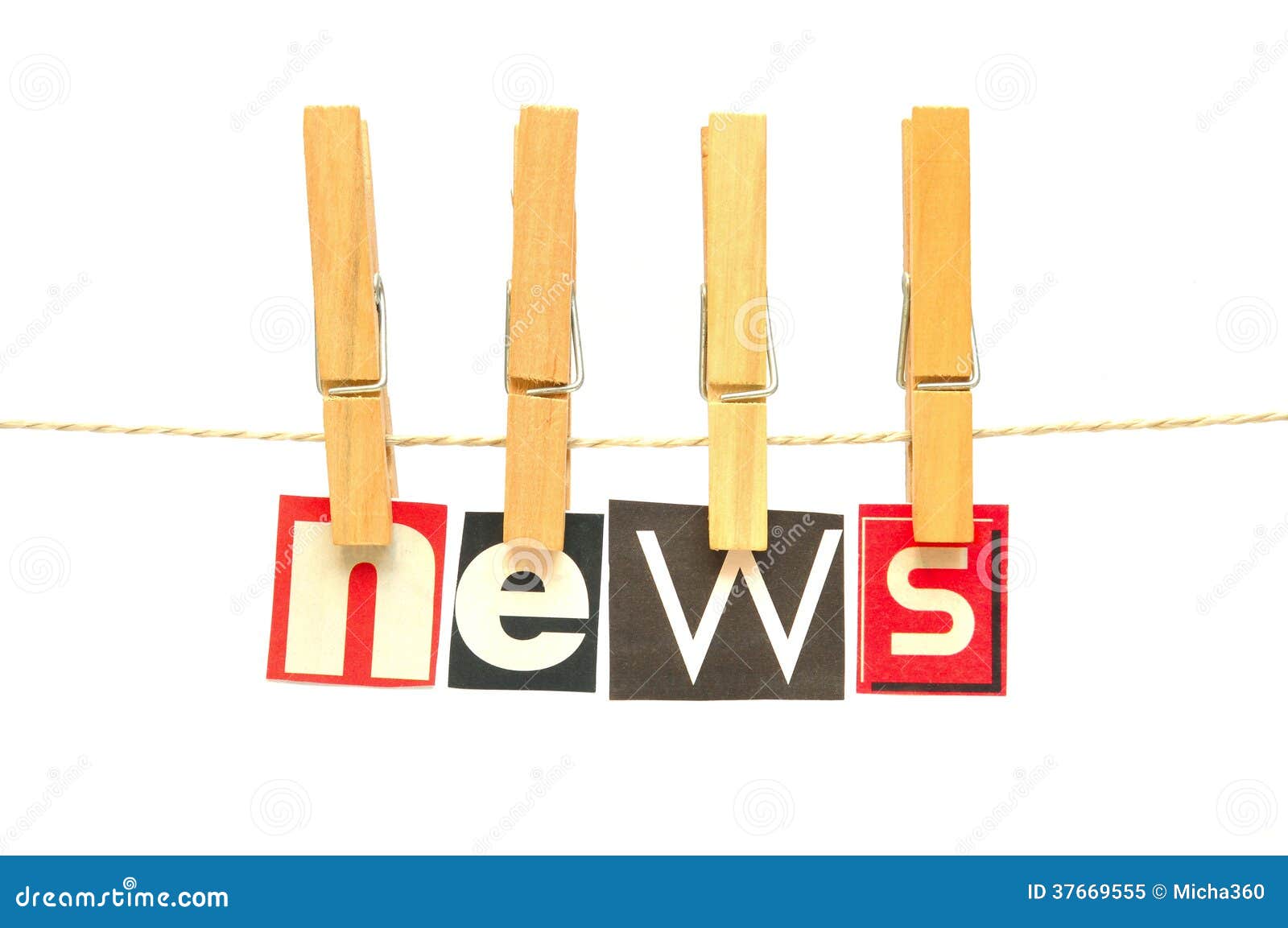 NEWS stock image. Image of clothes, black, clothespin - 37669555