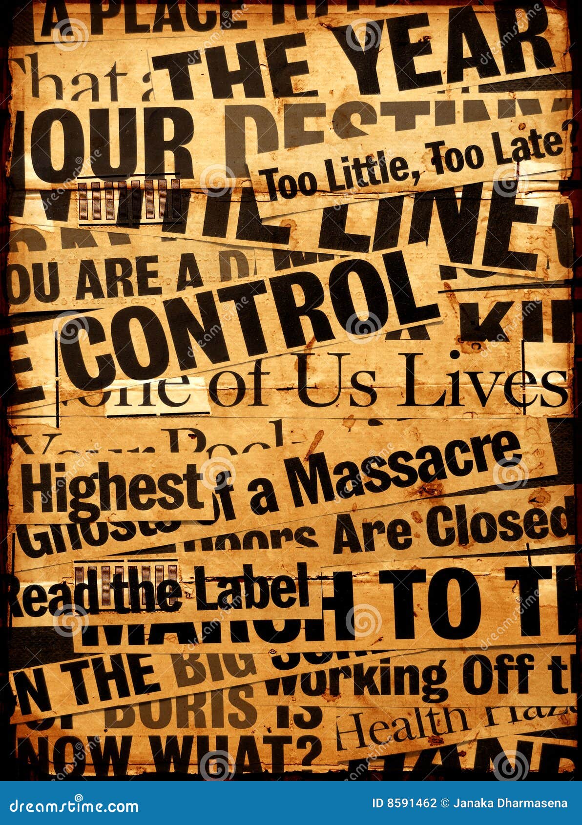 News paper text stock photo. Image of headlines, abstract - 8591462