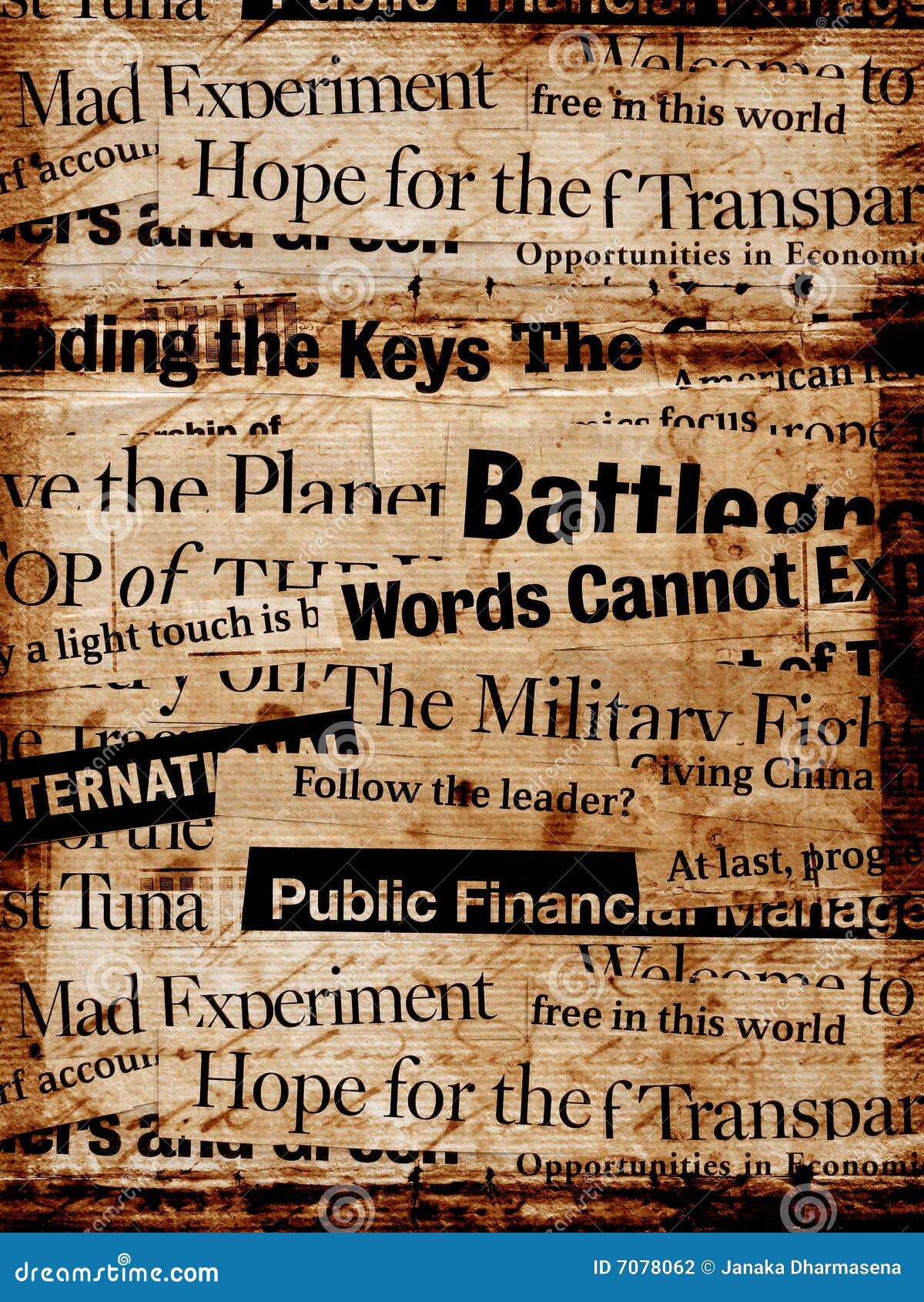 News paper texts stock photo. Image of print, headlines - 7078062