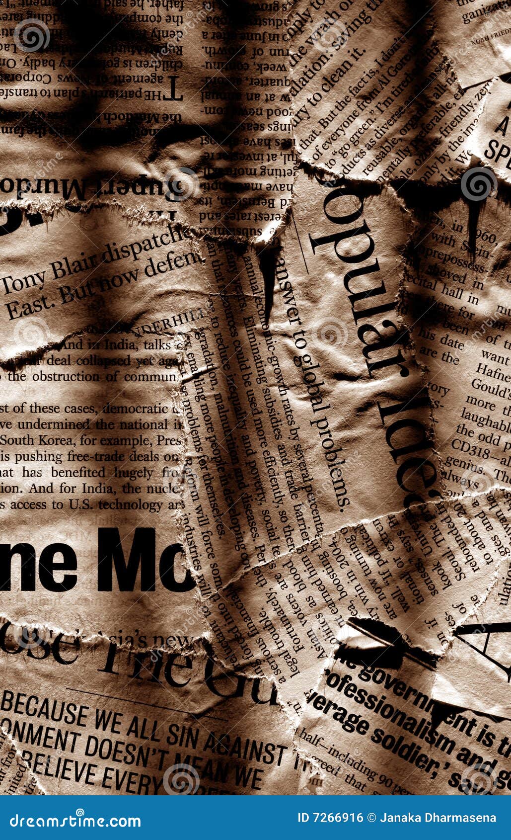 News paper texts stock photo. Image of historic, concept - 7266916