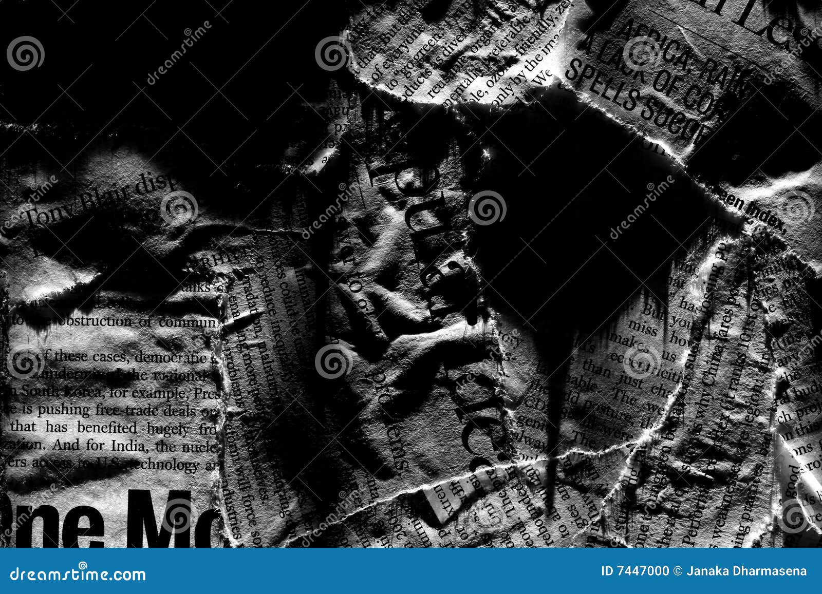 News paper texts stock photo. Image of literate, educate - 7447000