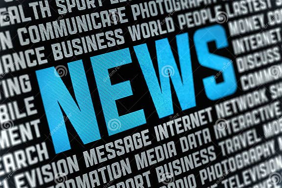 News Poster stock illustration. Illustration of global - 23351007