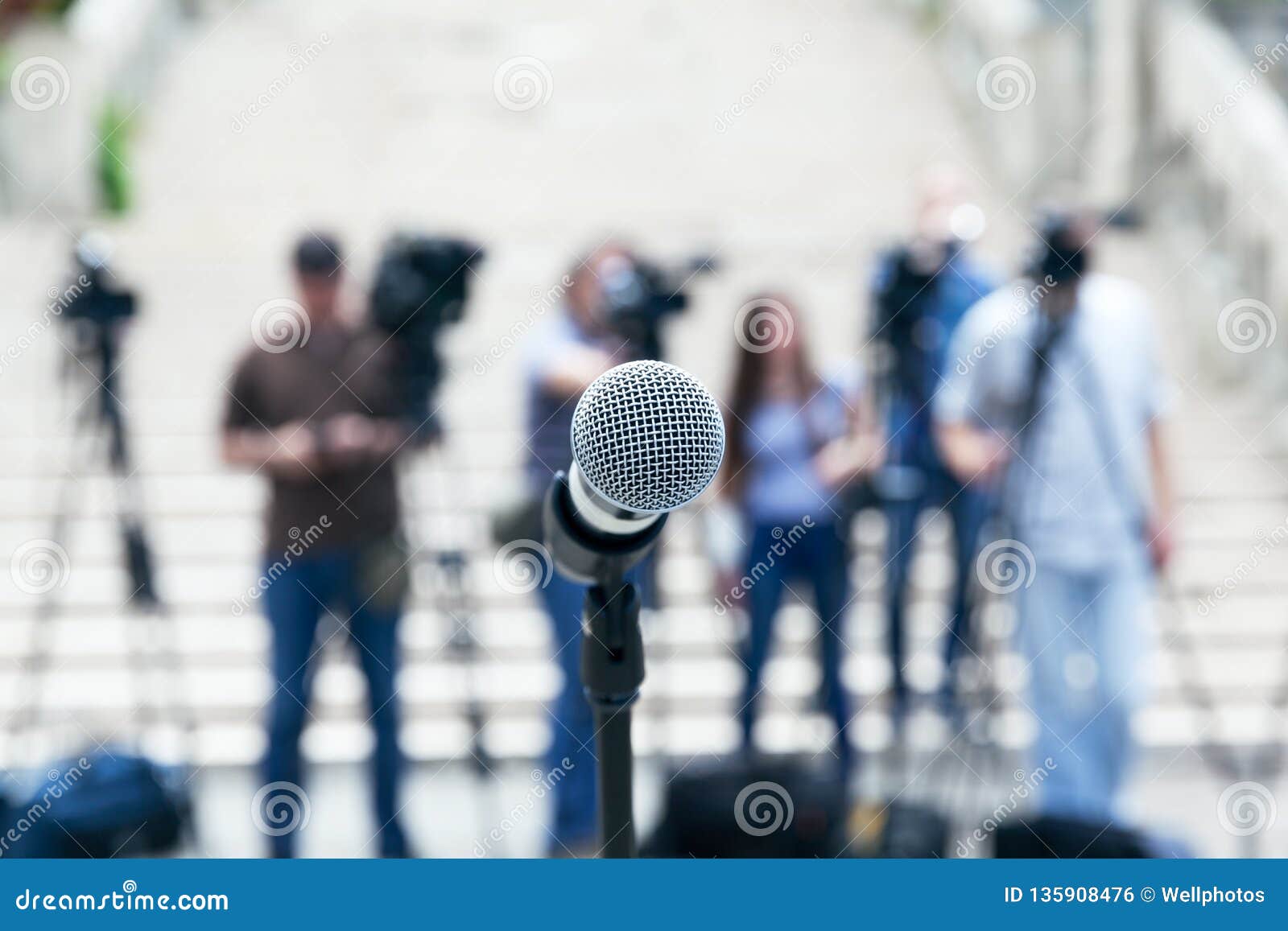 News or press conference stock photo. Image of conference - 135908476