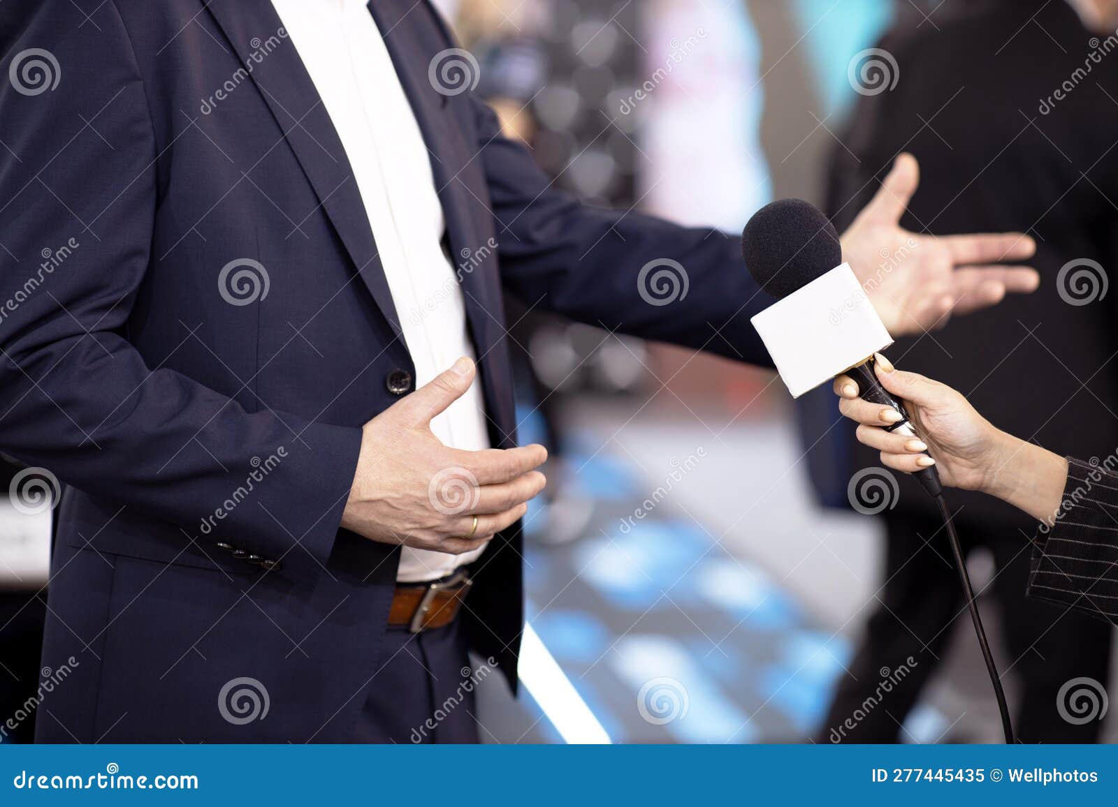 News, Press or Media Interview Stock Image - Image of report, interview ...