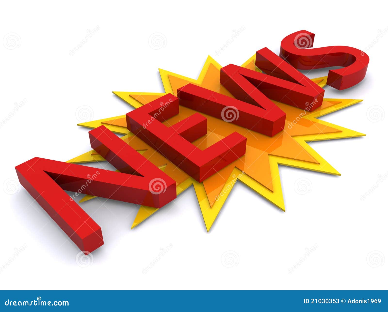 News sign stock illustration. Illustration of urgency - 21030353