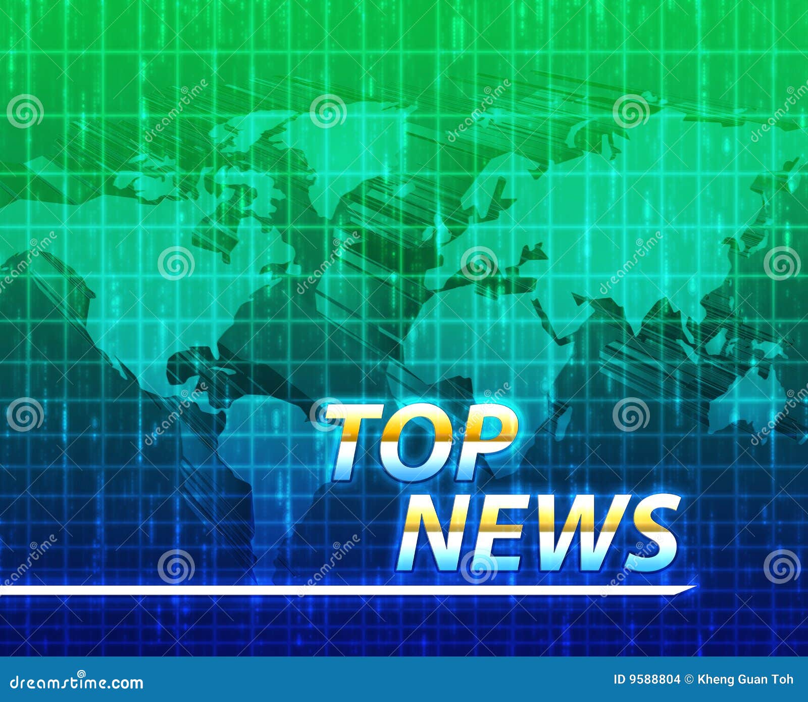 News splash screen stock illustration. Illustration of broadcast - 9588804