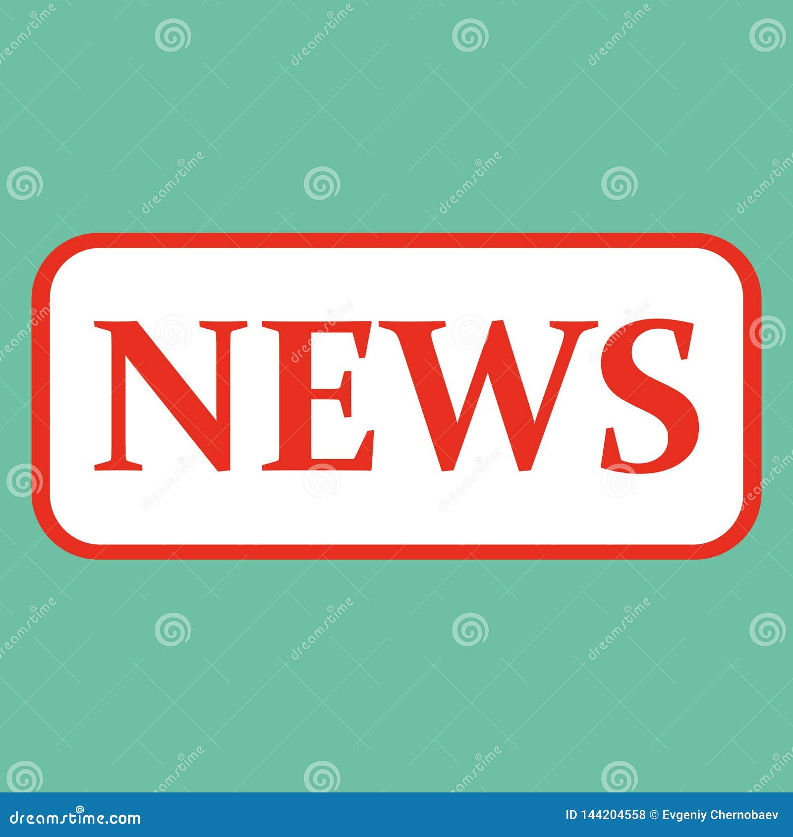 News Text Red Badge Banner with White on Green Background Vector Eps10 ...