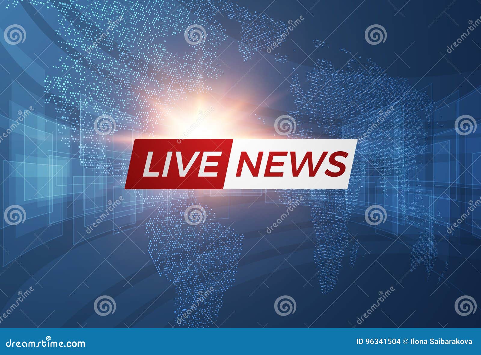 News Vector Background. EPS10 Stock Vector - Illustration of global ...