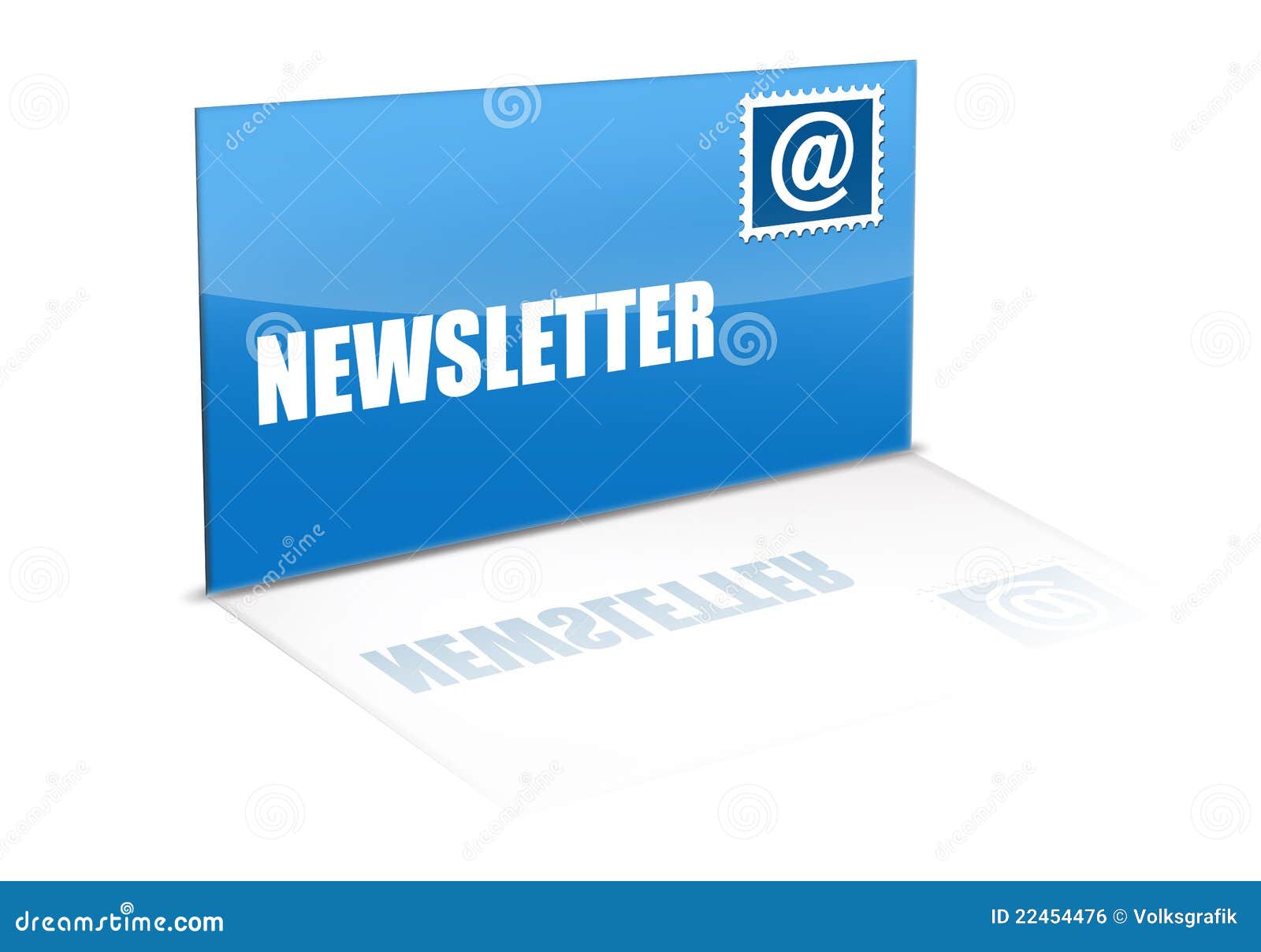 Newsletter stock illustration. Illustration of send, mail - 22454476