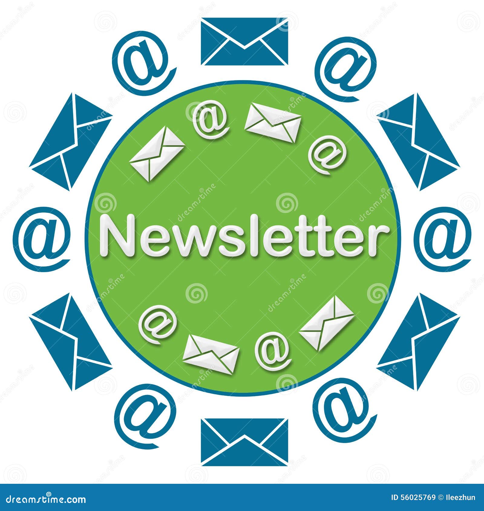 Newsletter Circular stock illustration. Illustration of send - 56025769