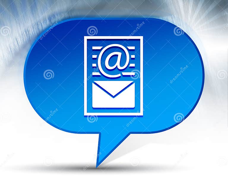 Newsletter Document Page Icon Blue Bubble Background Stock Illustration ... Newsletter Document Page Icon Blue Bubble Background Stock Illustration ...