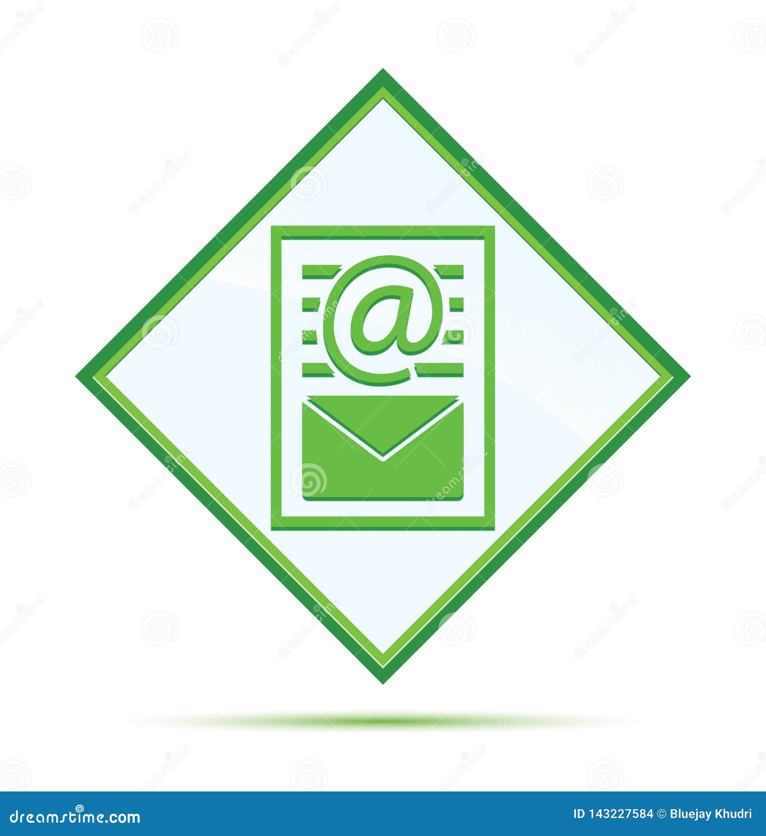 Newsletter Document Page Icon Modern Abstract Green Diamond Button ... Newsletter Document Page Icon Modern Abstract Green Diamond Button ...
