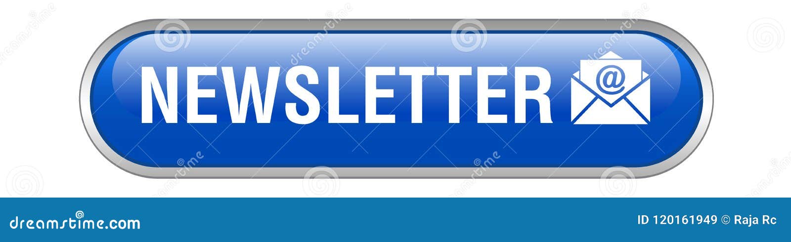 Newsletter web button stock vector. Illustration of butoons - 120161949