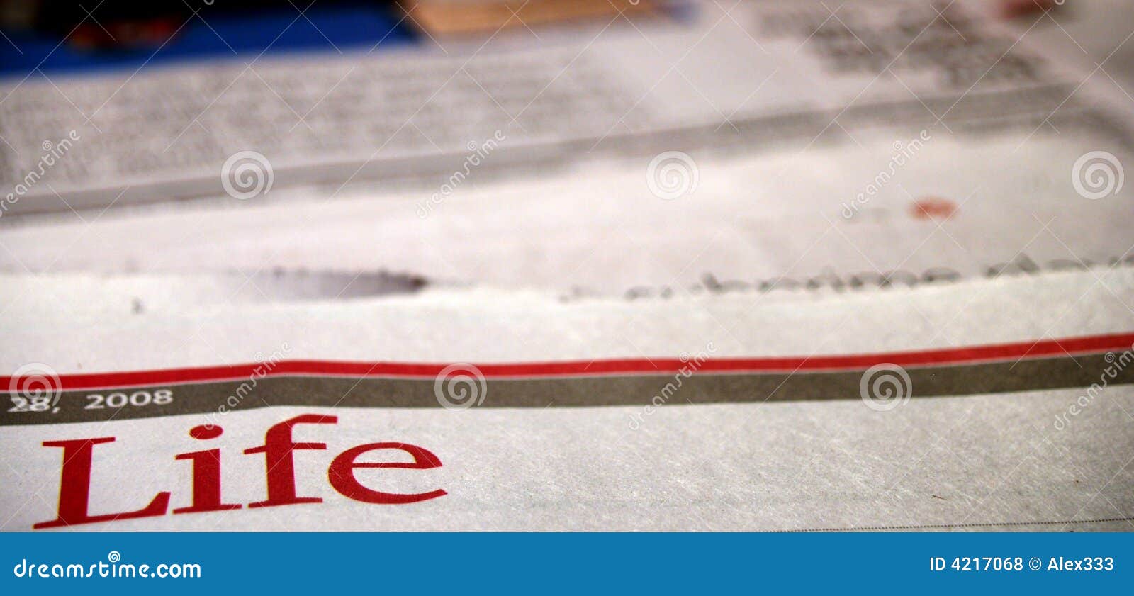 Newspaper stock photo. Image of news, metaphor, isolated - 4217068