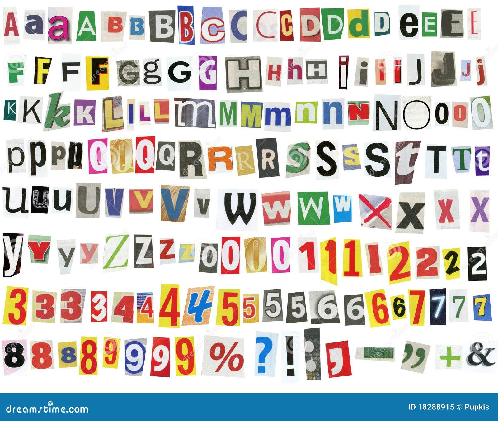 Newspaper Abc Royalty Free Stock Photo - Image: 18288915