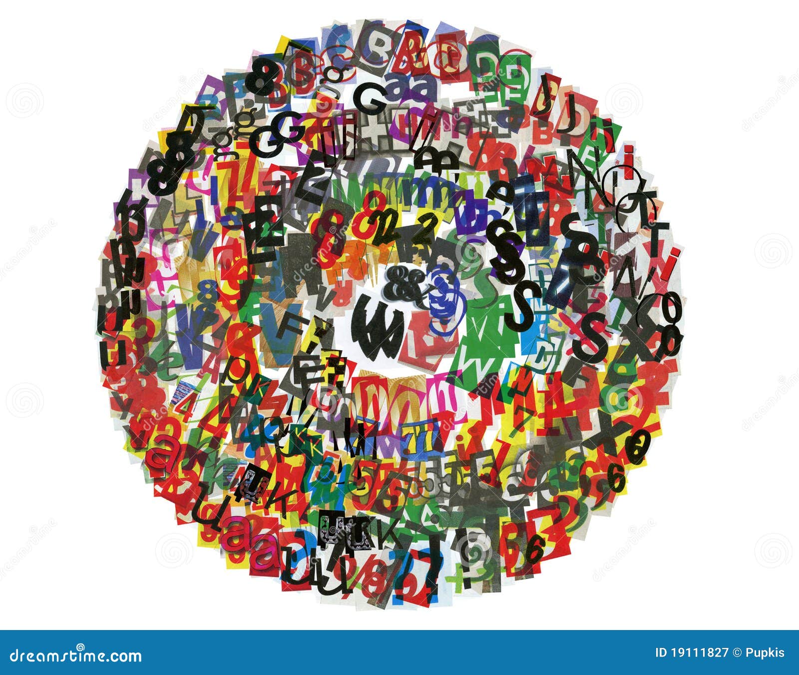 Newspaper Numbers And Symbols Stock Photography | CartoonDealer.com ...