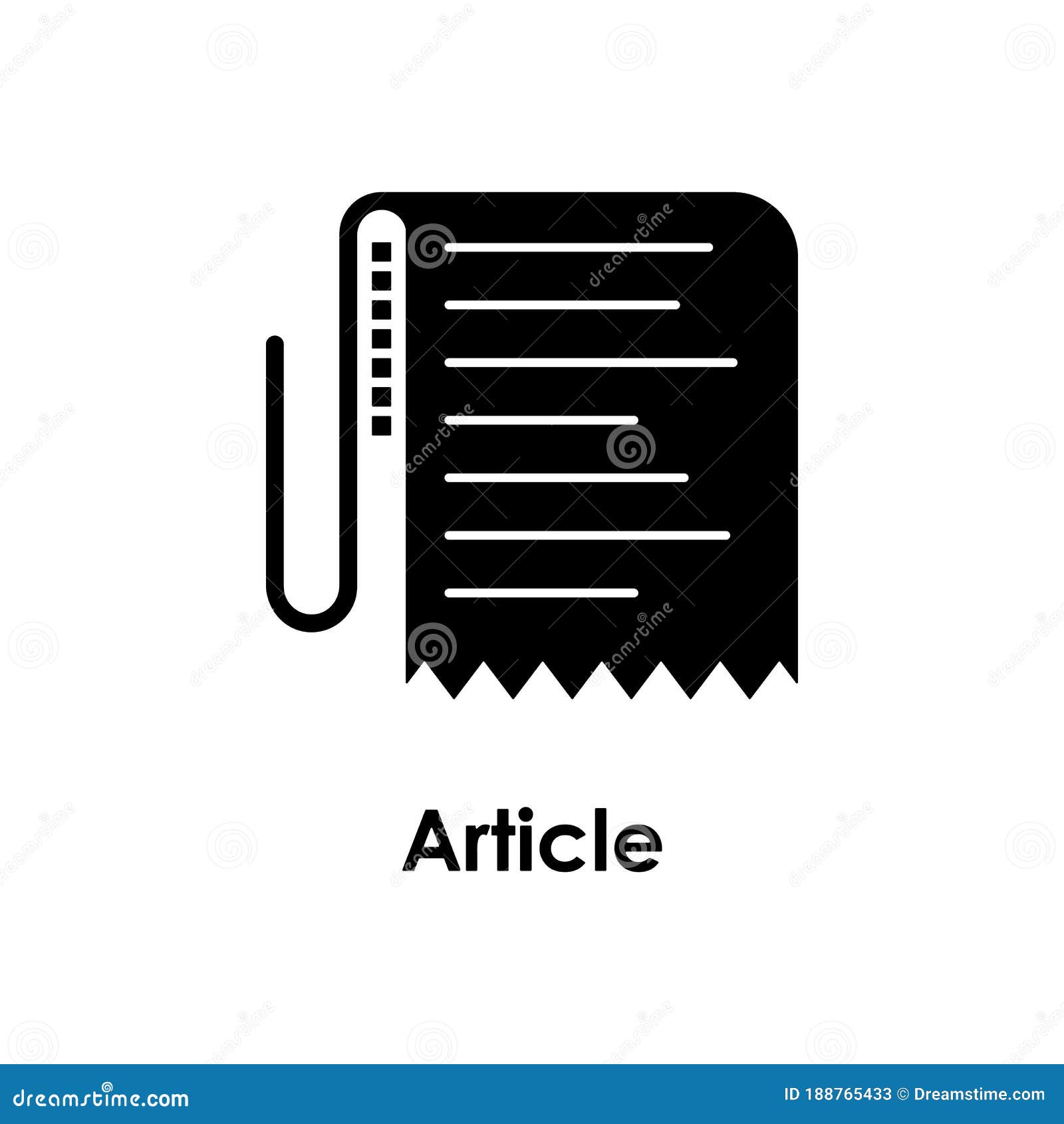Article Icon Vector | CartoonDealer.com #100108825