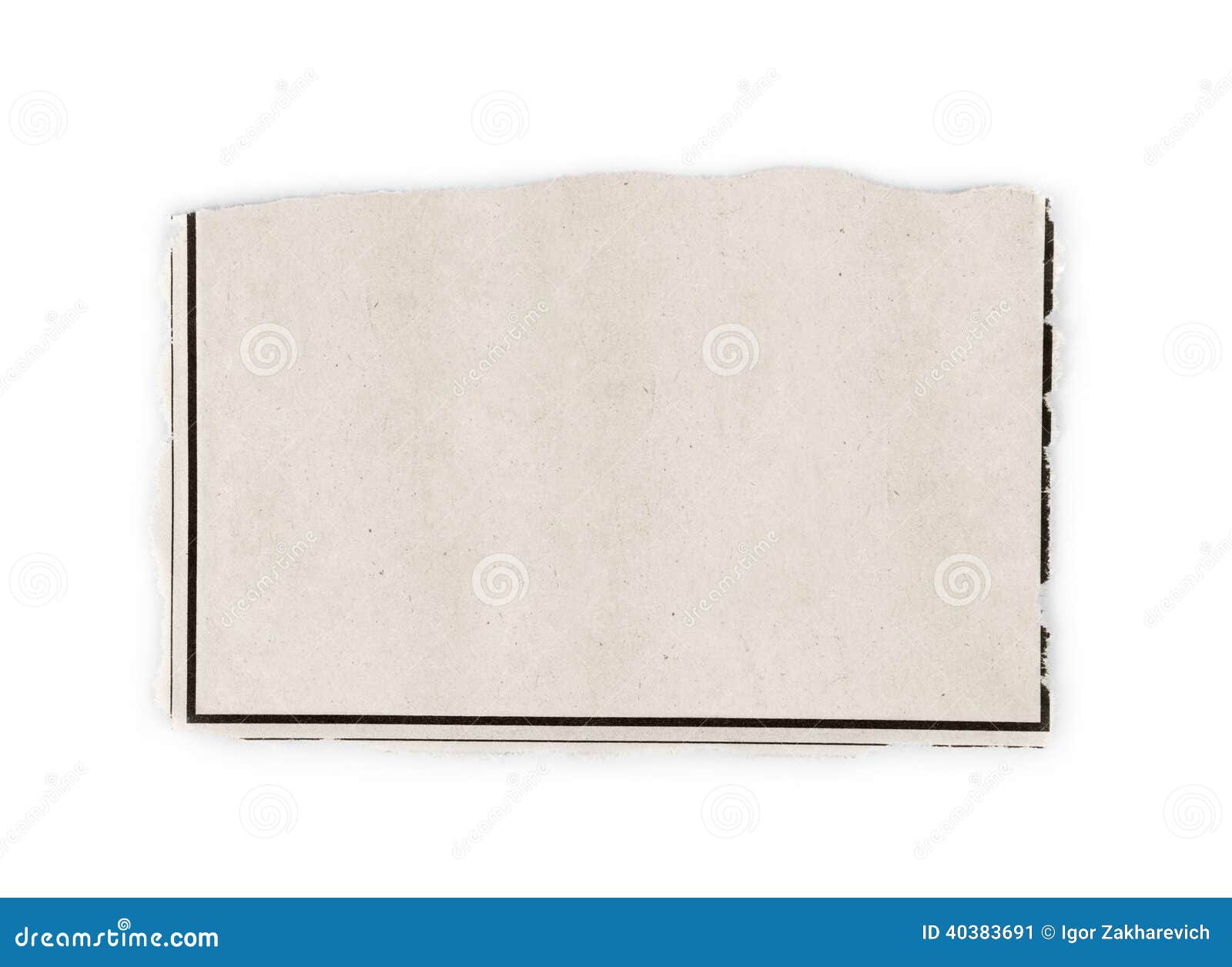 Old Newspaper Clipping Royalty-Free Stock Photo | CartoonDealer.com ...