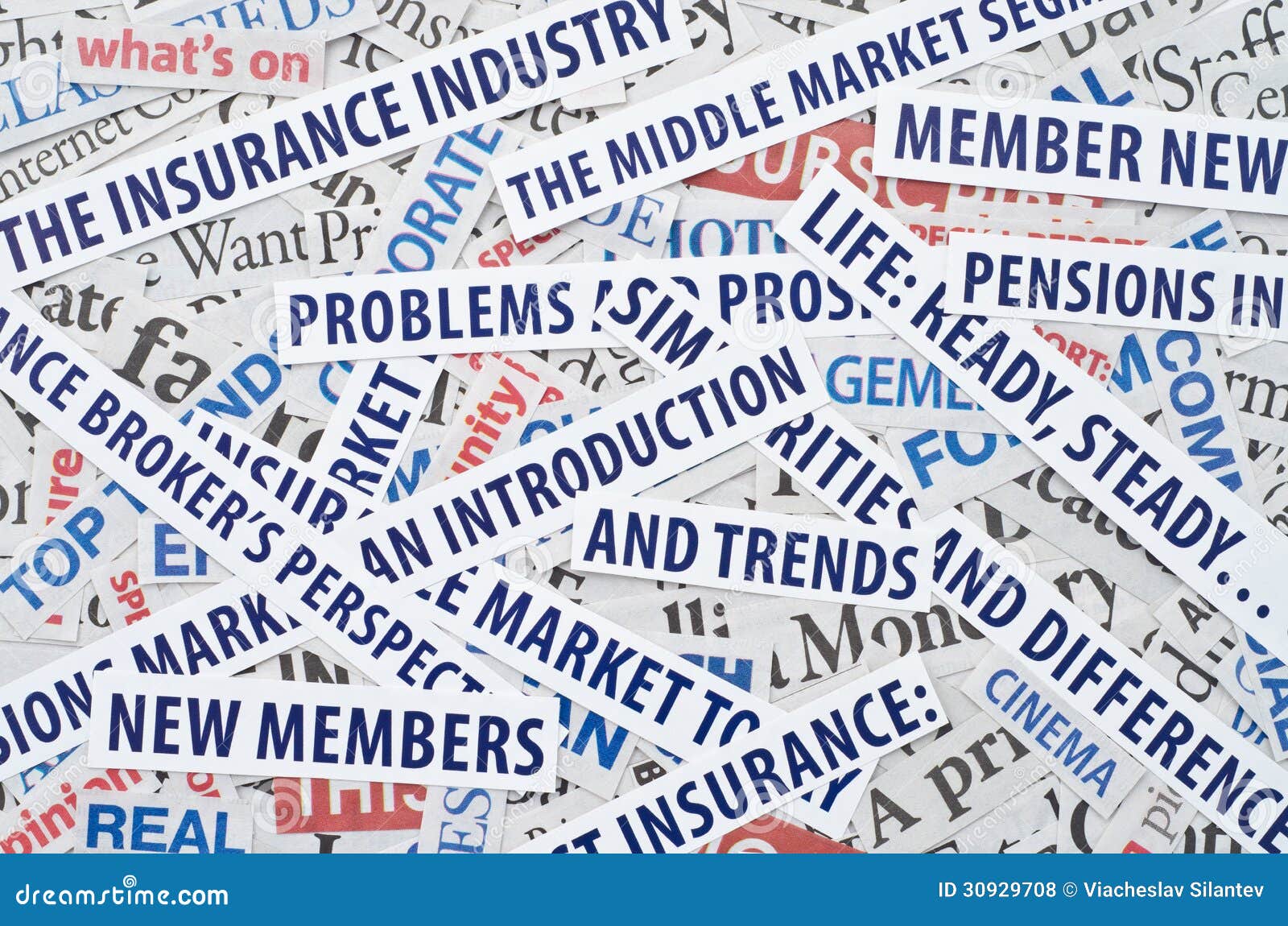 Newspaper Clippings Alphabet Stock Photo | CartoonDealer.com #23158272