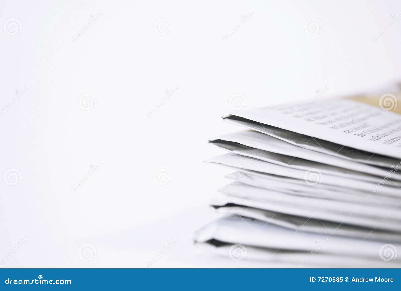 Newspaper copy stock image. Image of world, isoloated - 7270885