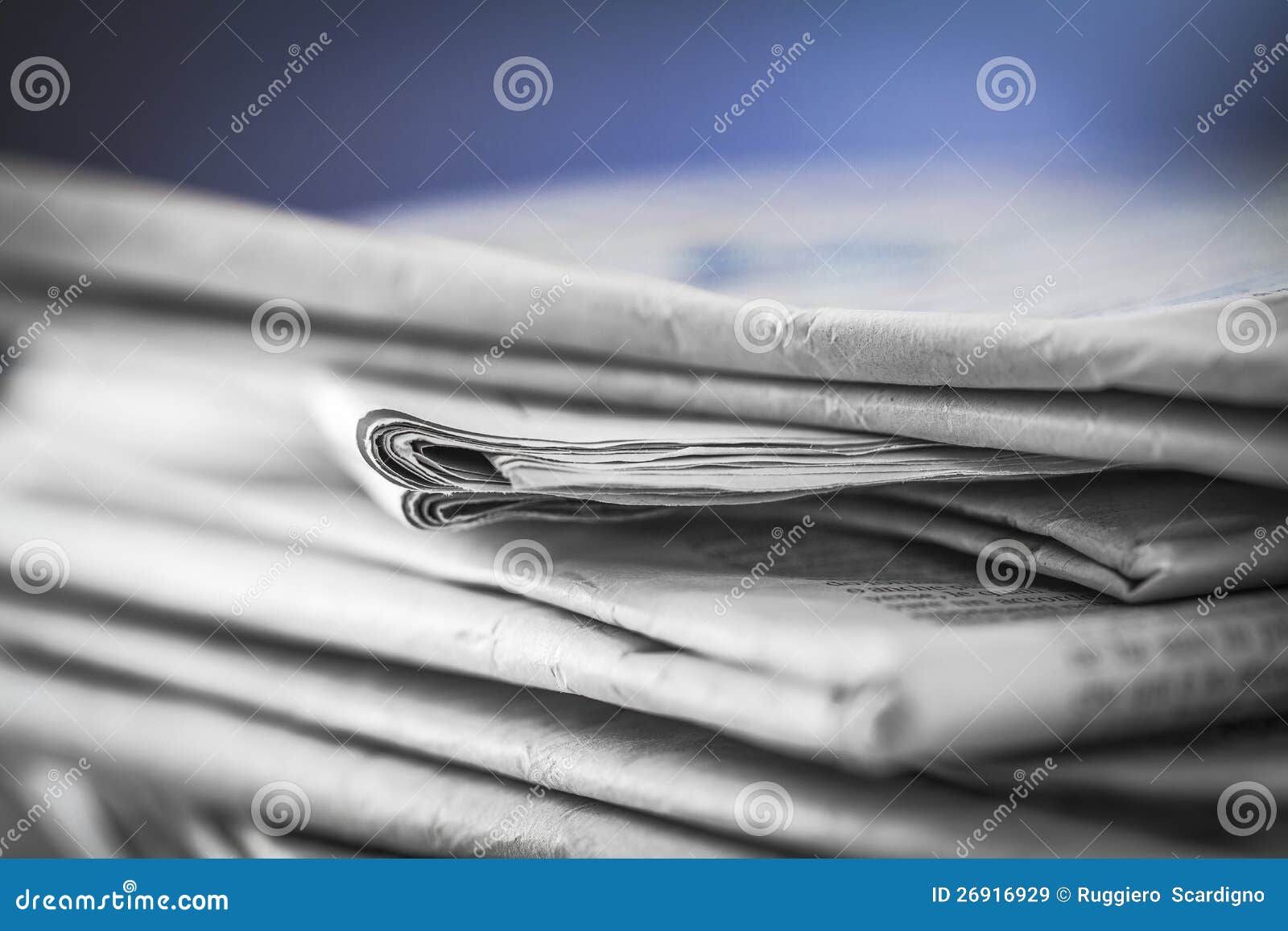 Newspaper,document for Information Stock Image - Image of desk ...