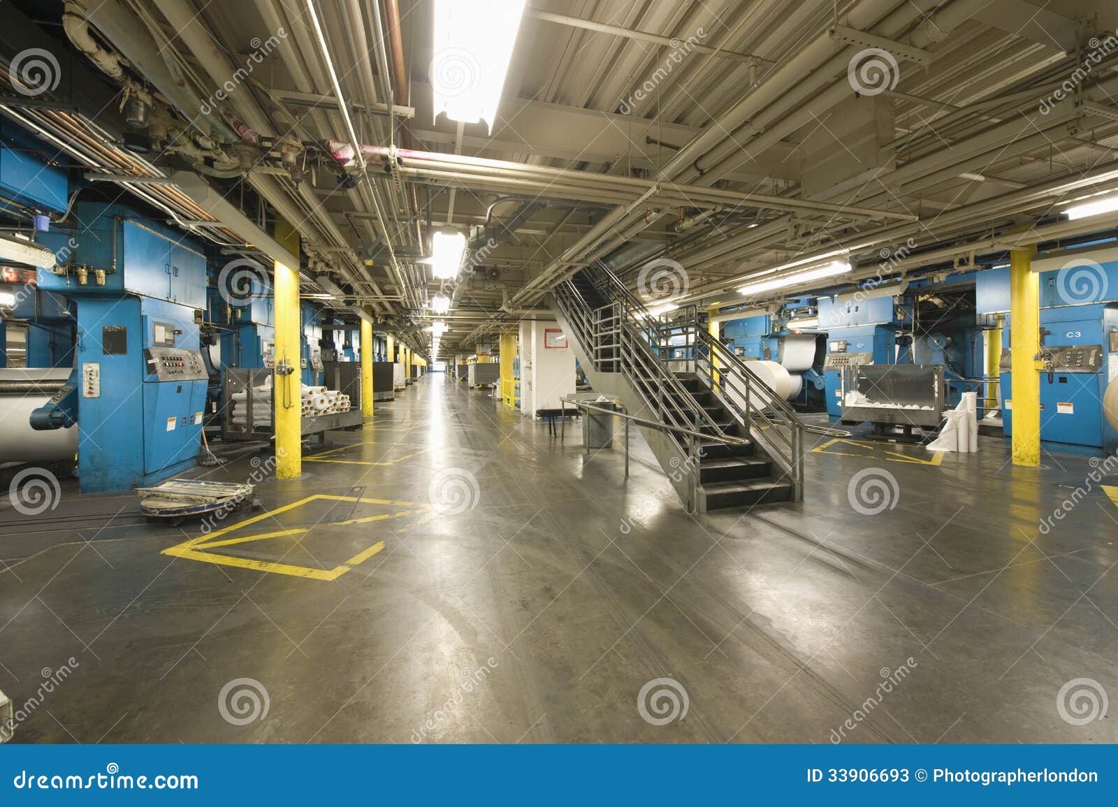 Newspaper Factory stock image. Image of equipment, papermaking - 33906693