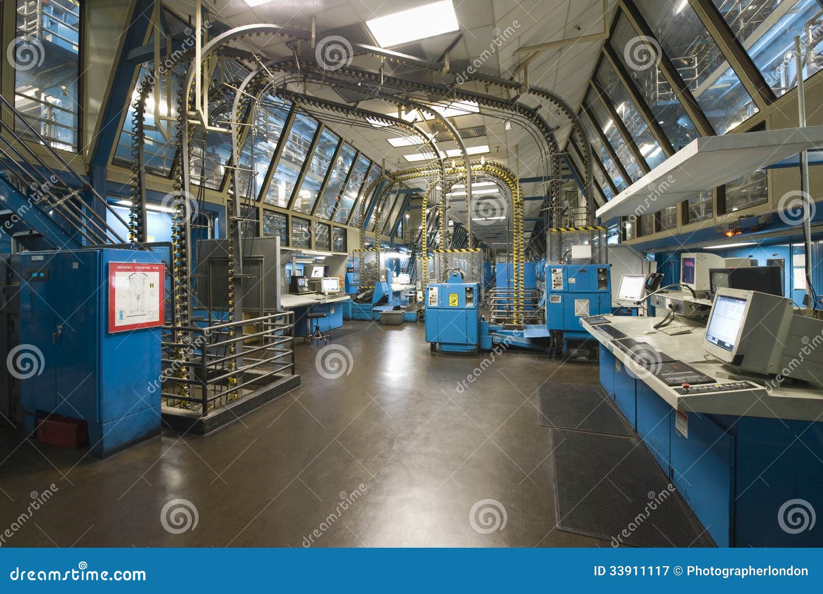 Newspaper Factory stock image. Image of machine, machinery - 33911117
