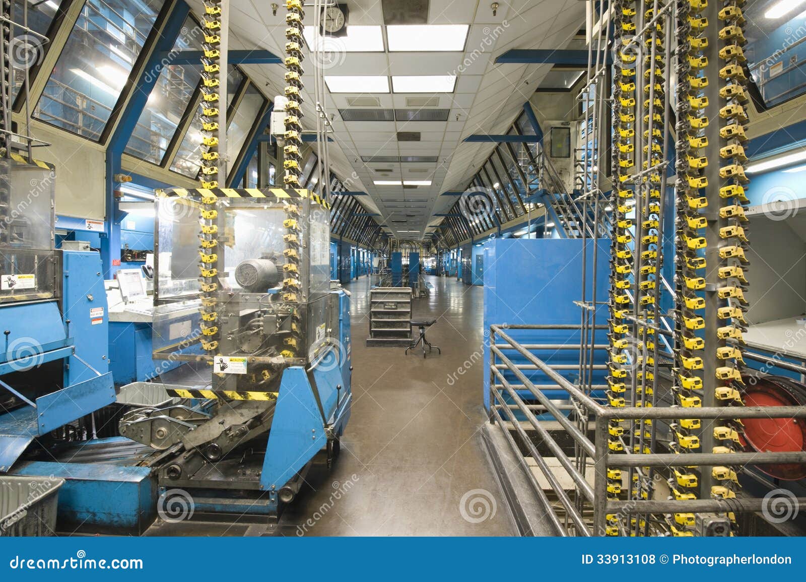 Newspaper Factory stock photo. Image of machine, large - 33913108
