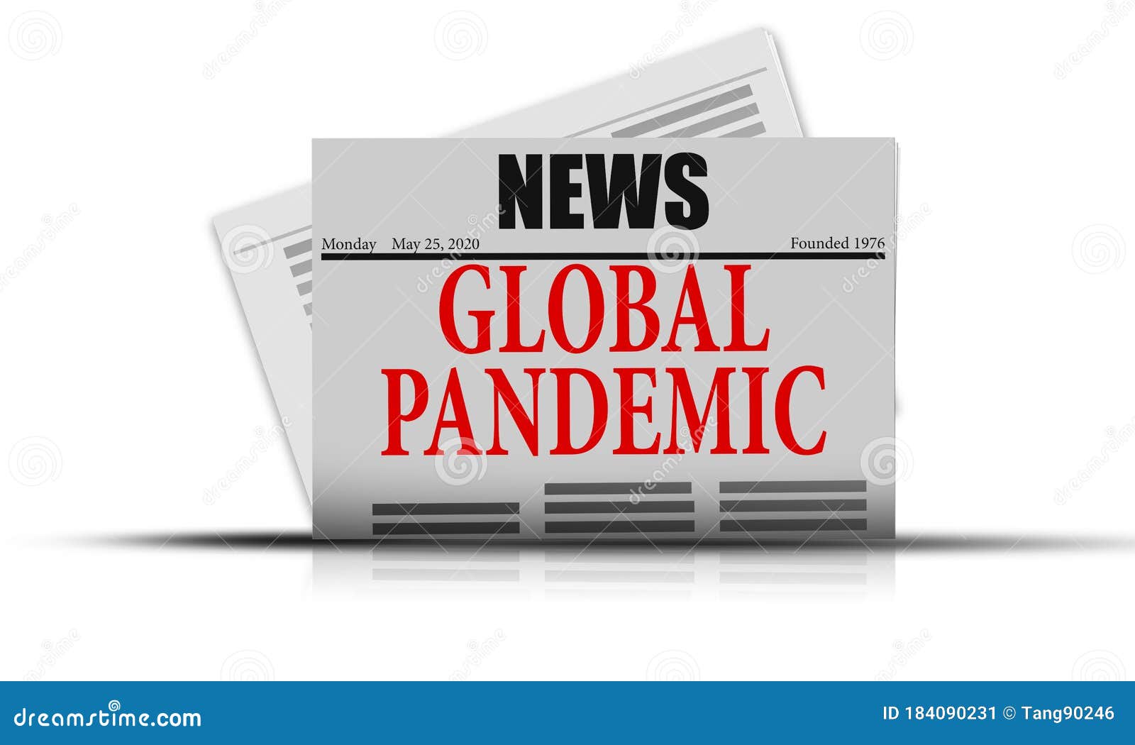 Newspaper Front Page With Several Columns And Photos. Vector Magazine ...