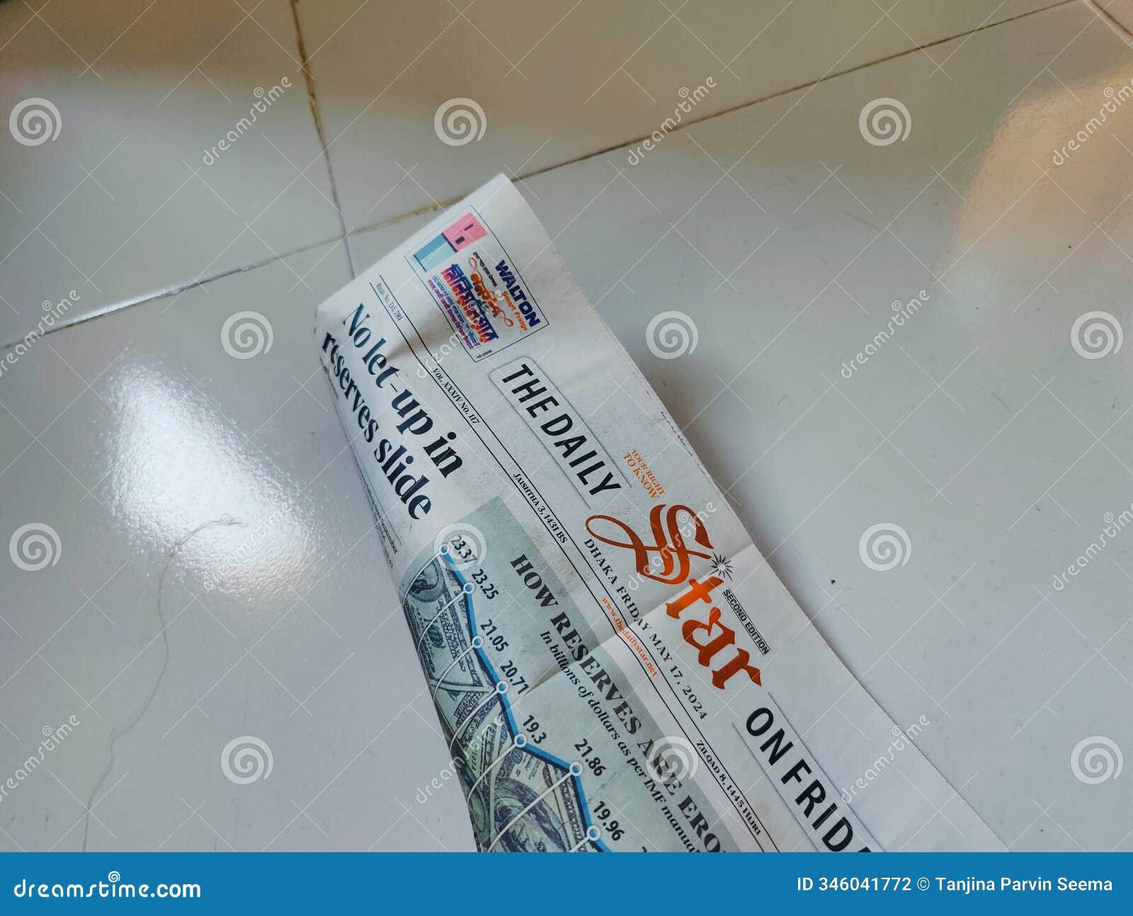 Newspaper Headline on the Background Editorial Photography - Image of ...