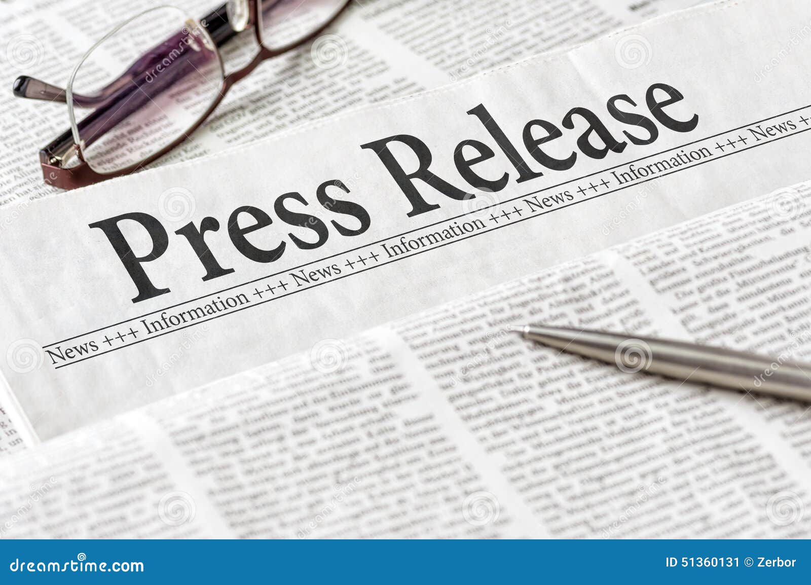 Newspaper with the Headline Press Release Stock Image - Image of ... Newspaper with the Headline Press Release Stock Image - Image of ...
