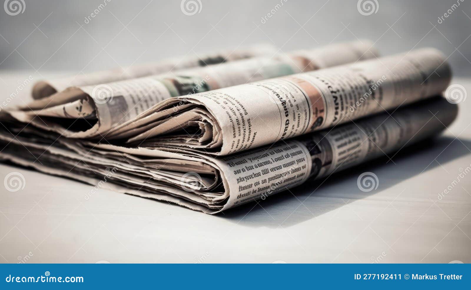 A Newspaper Icon Representing the Use of Media Data in Big Data ...