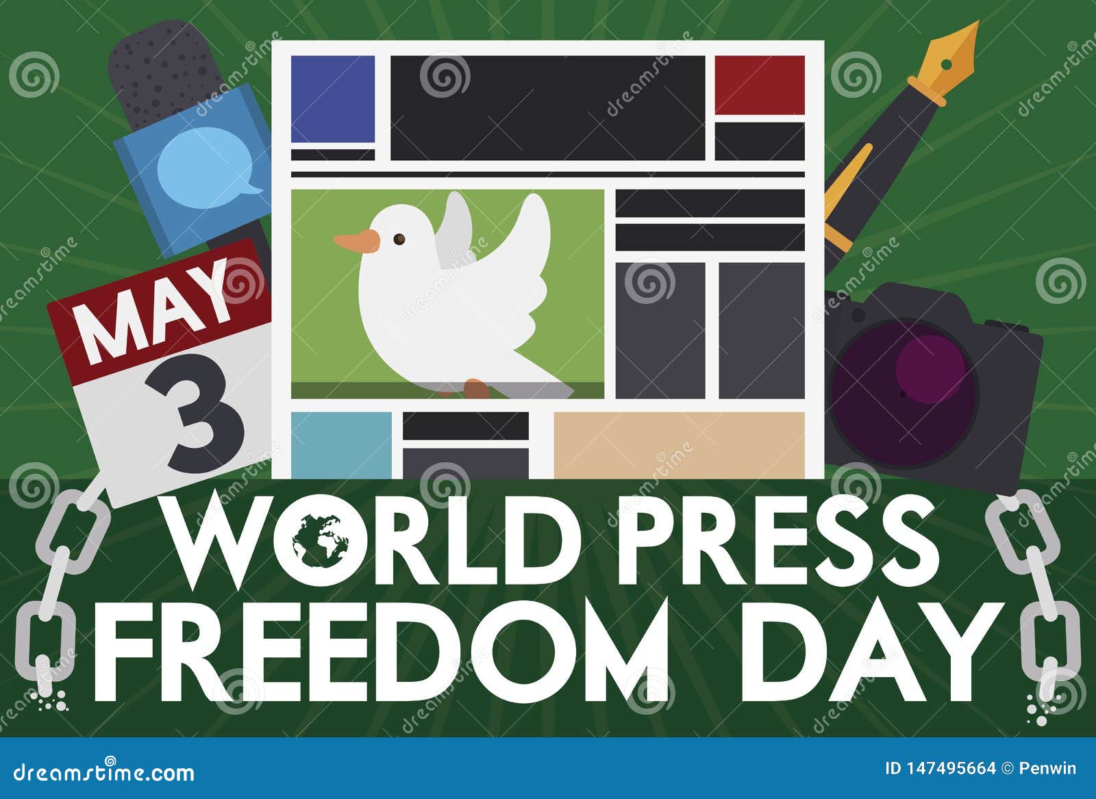 Newspaper and Journalist Tools for World Press Freedom Day Celebration ...