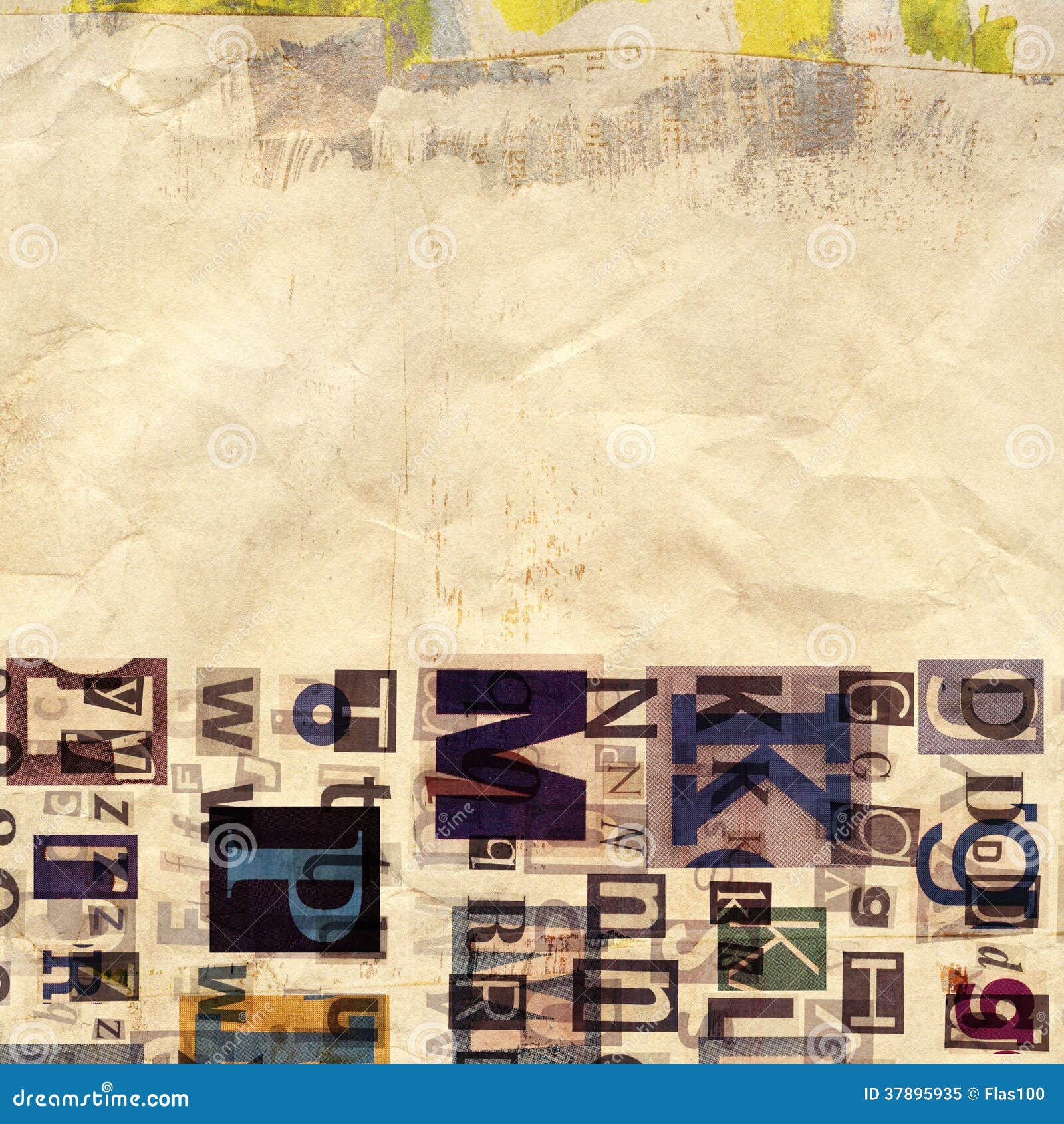 Newspaper, Magazine Collage Background Stock Image - Image of pattern ...